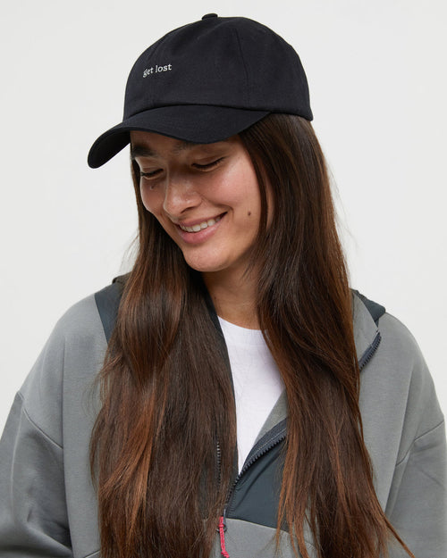 Ungendered Slogan Peak Hat | Organic Cotton