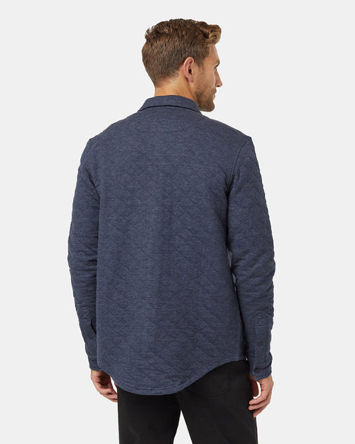 Mens Colville Quilted Shacket | Recycled Materials