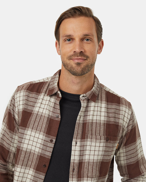 Mens Forest Flannel Shirt | Recycled Materials