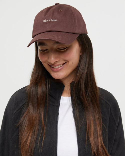 Ungendered Slogan Peak Hat | Organic Cotton