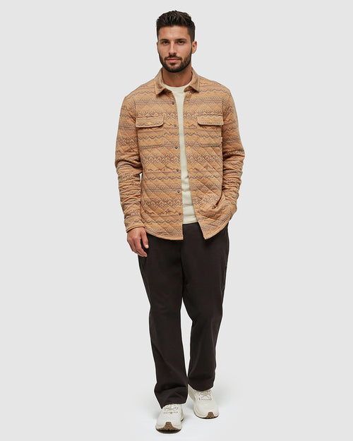 Mens Quilted Colville Shacket | Recycled Materials