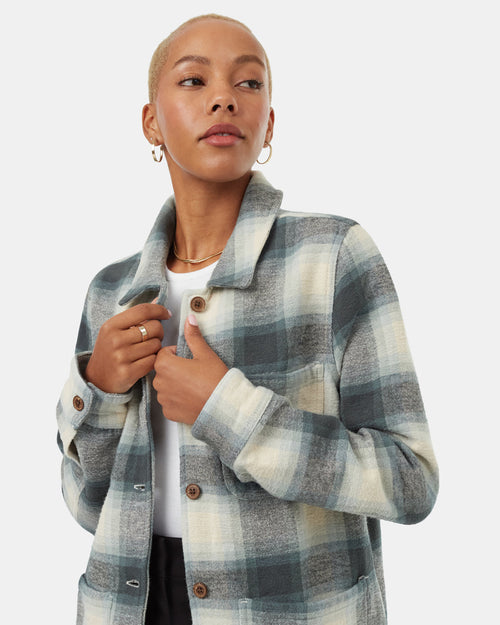 Flannel Utility Jacket | Recycled Materials