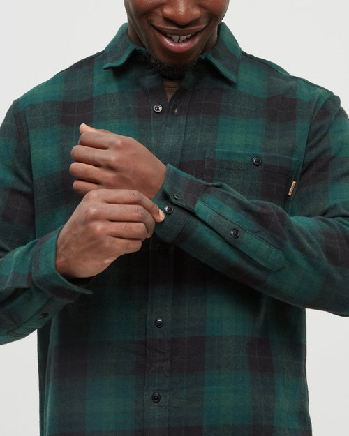 Mens Forest Flannel Shirt | Recycled Materials