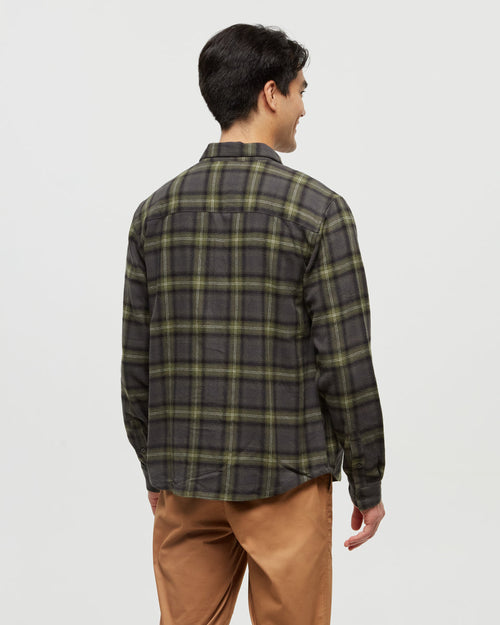 Mens Forest Flannel Shirt | Recycled Materials