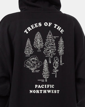 Tree Species Oversized Zip Hoodie | Recycled Materials